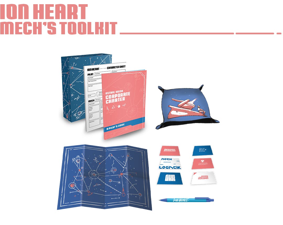 ION Heart - A Lo-Fi Solo Mech TTRPG - BackerKit