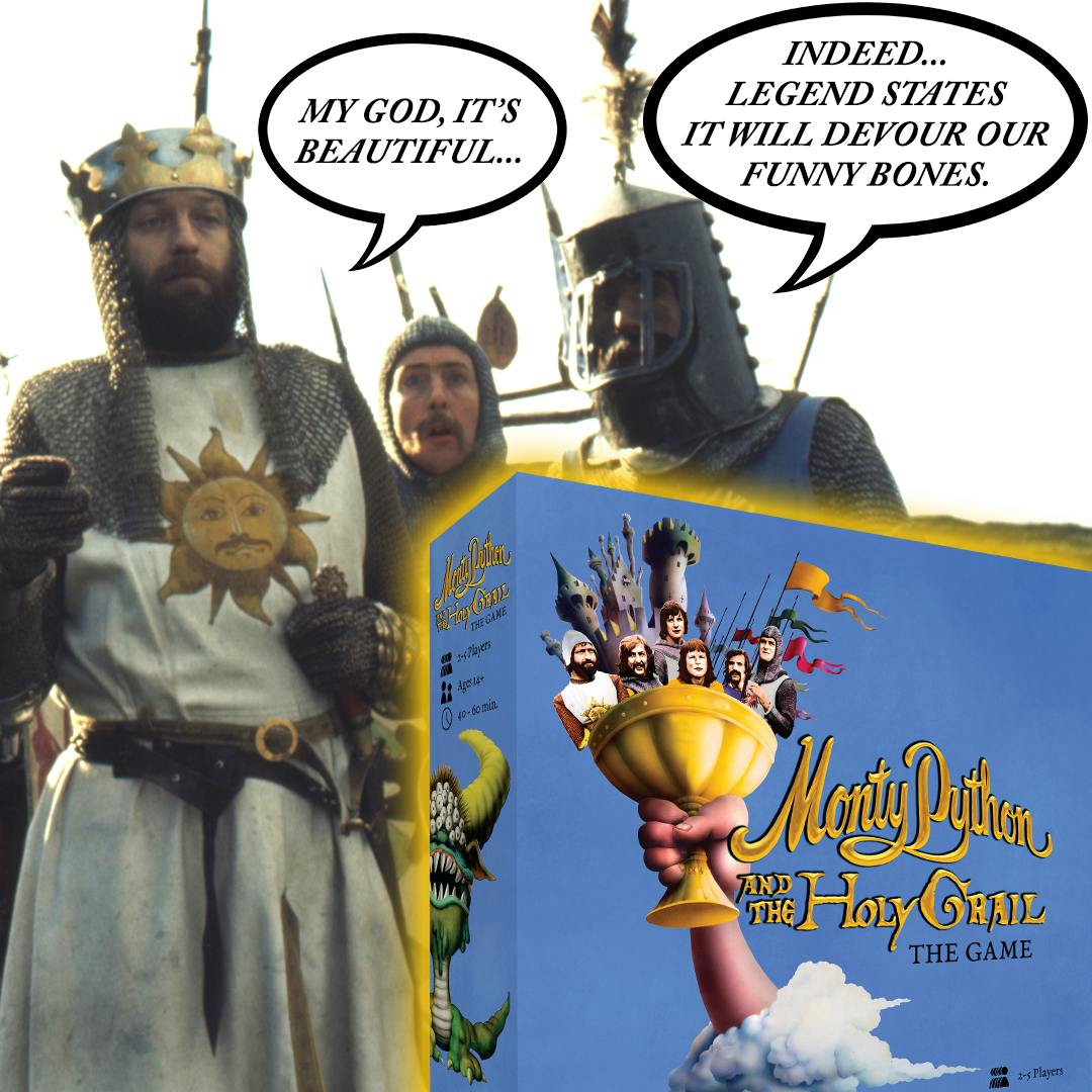 MONTY PYTHON and the HOLY GRAIL board game Project Update: The Backer ...
