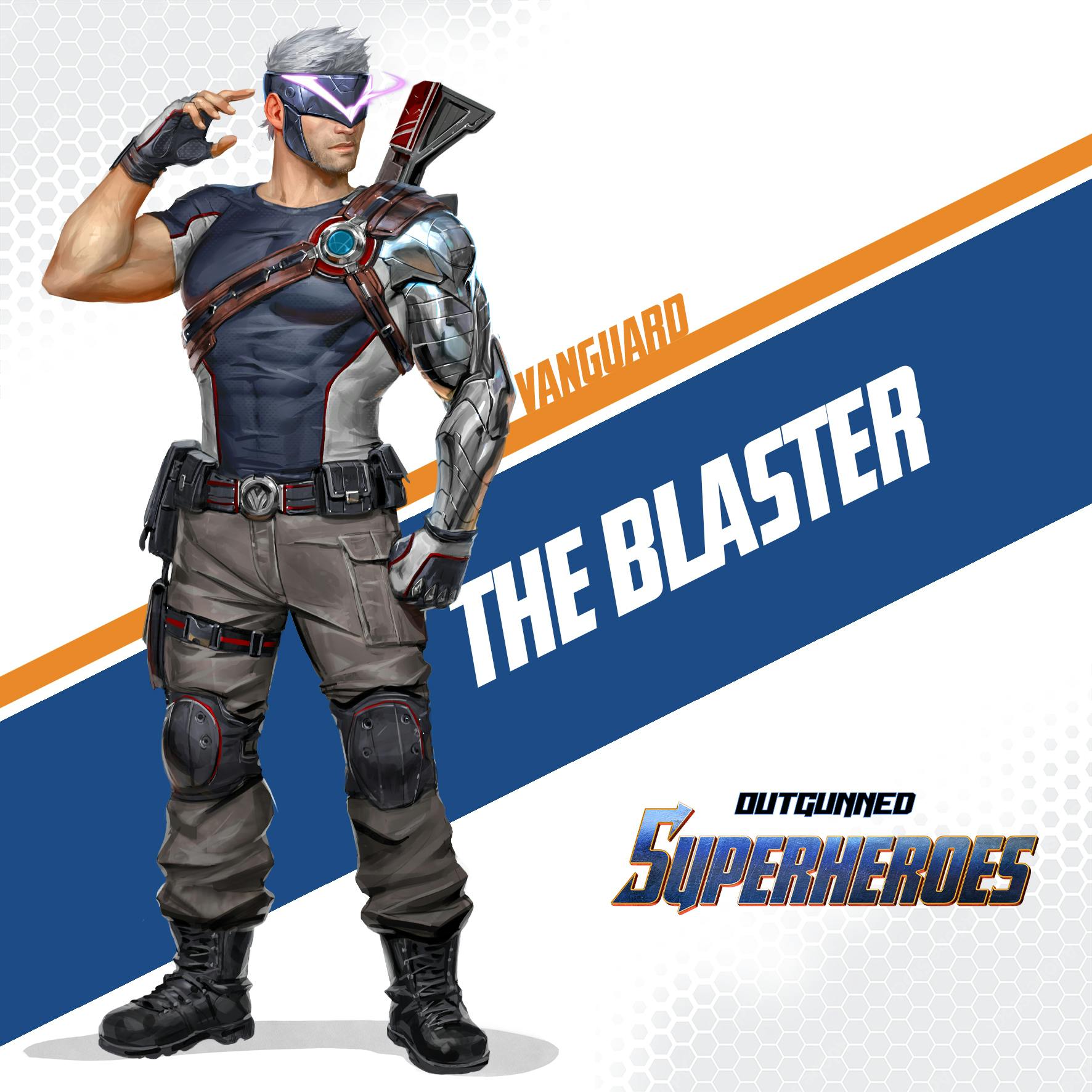 Outgunned Superheroes Project Update: Meet the BLASTER - Alchemy ...