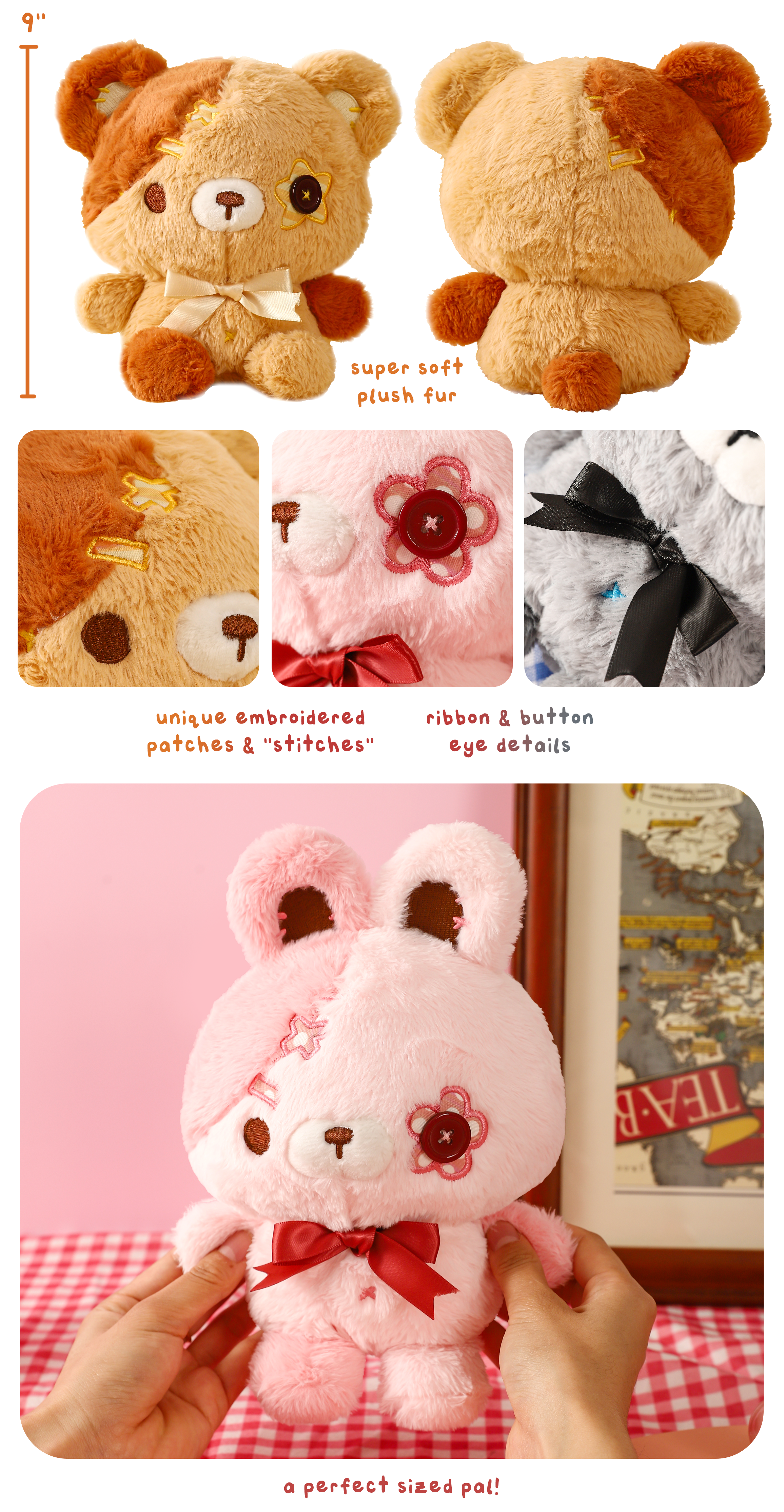 Patchwork Pals - Plushies, Pins & More - BackerKit