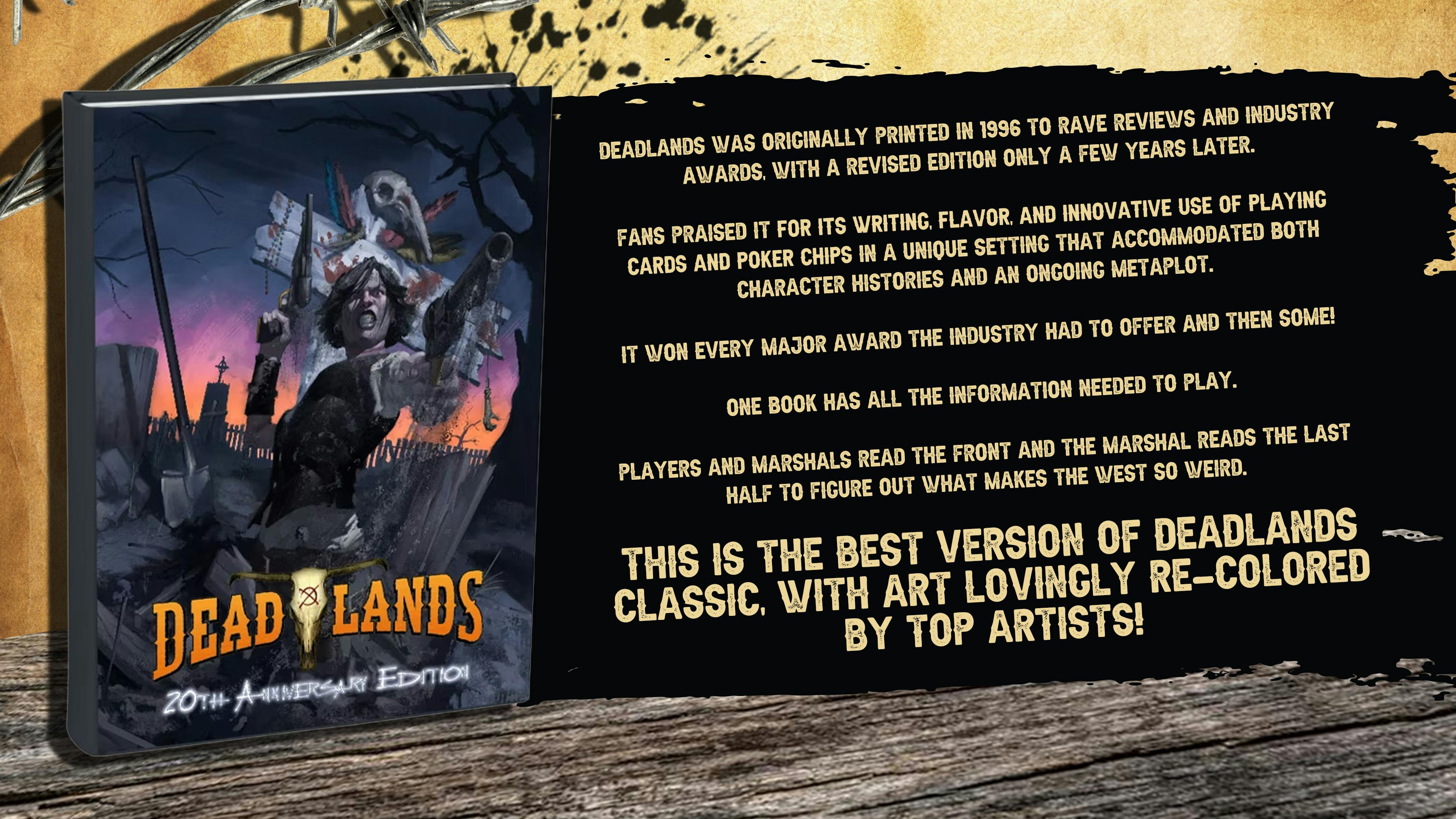 Get Ready for Deadlands Classic 20th Anniversary Reprint & AudioBook