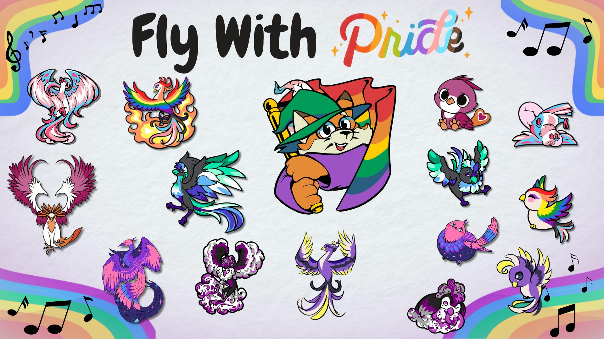 Fly with Pride: Phoenix Hard Enamel Pins - BackerKit