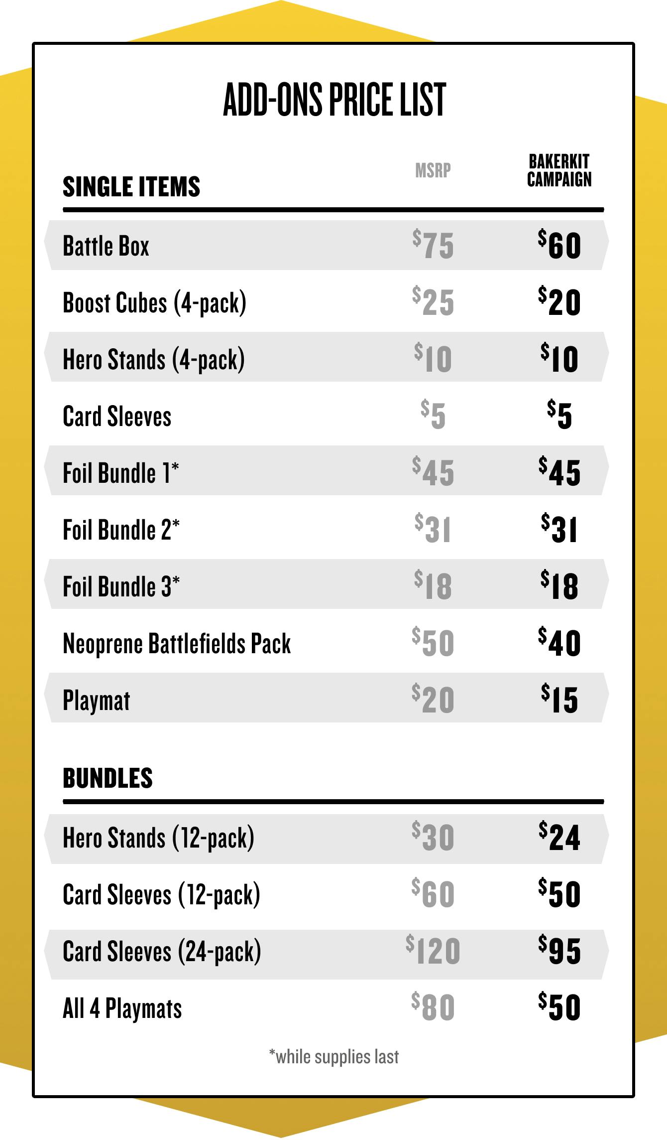 Unmatched: Storage and Accessories - BackerKit