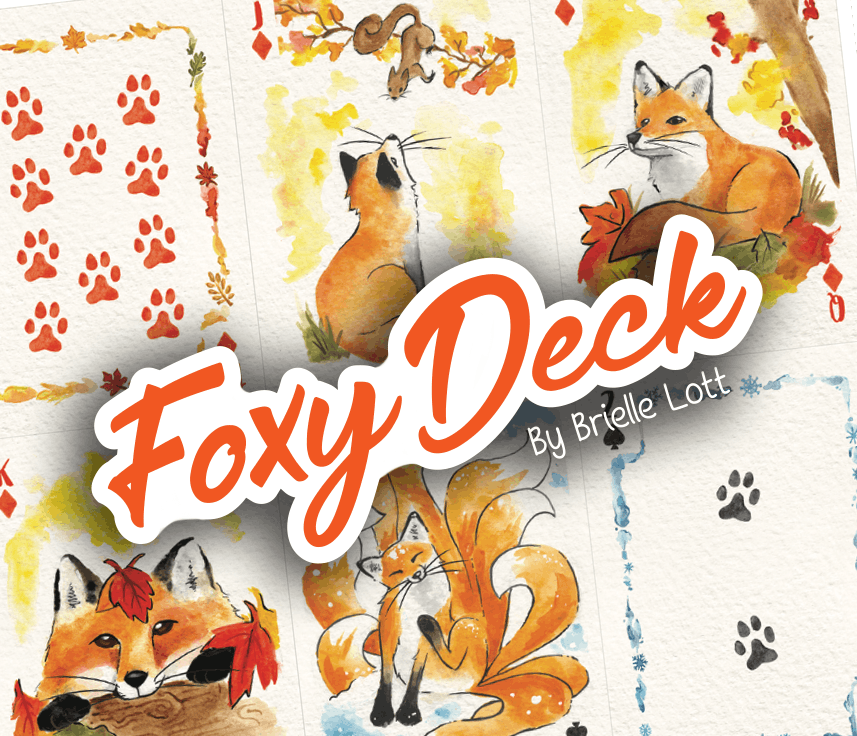 Foxy Deck: A gorgeous deck watercolored by a 12 year old. Project ...