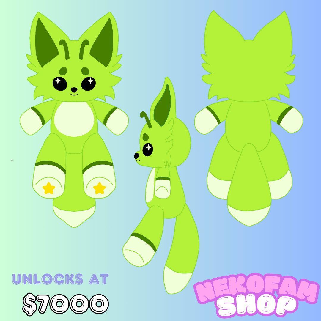 Kemonokinz Fox Plushie Project Update: NEW Stretch goal plush 👽 - BackerKit