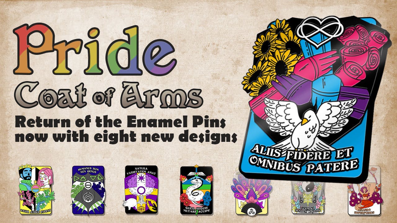 Pride Coat of Arms Enamel Pins - BackerKit