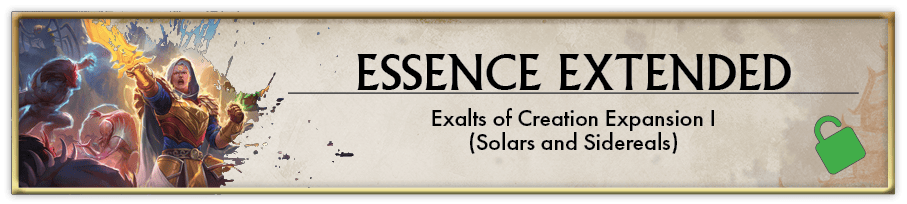 Exalted: Essence Player's Guide Project Update: Excelsior! The XSPG ...