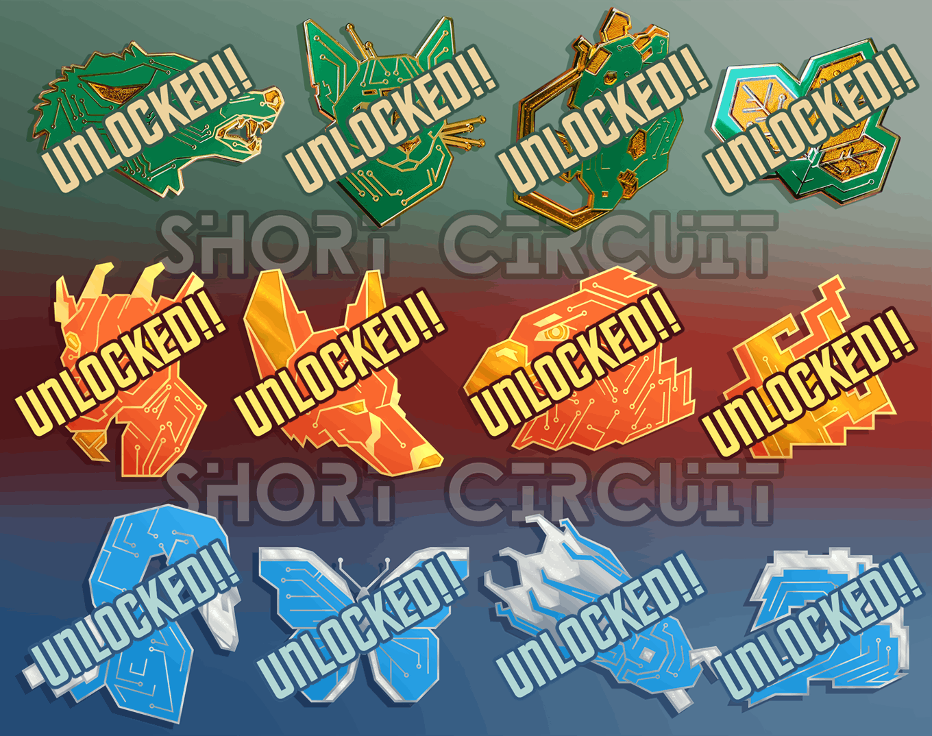 Short Circuit: An Enamel Pin Collection Project Update: All 12 Earth ...