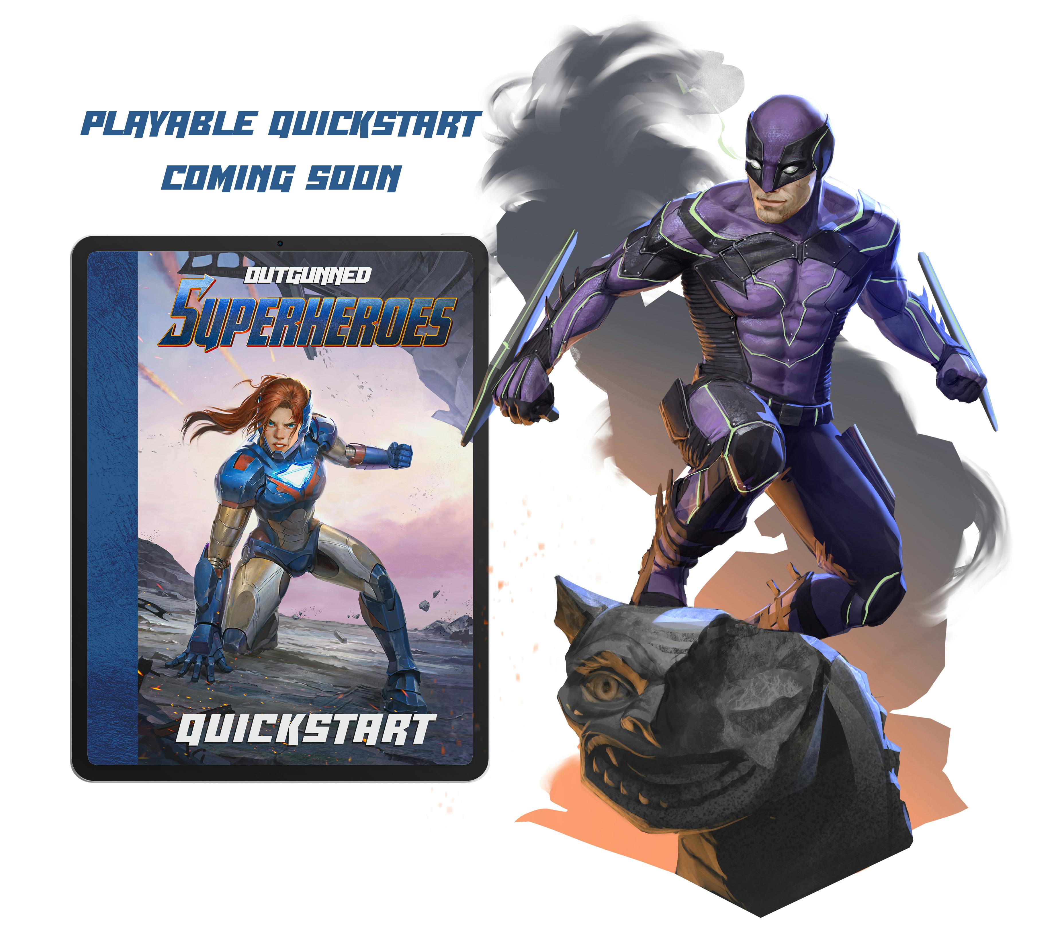 Outgunned Superheroes Project Update: PHASE 1: Road to the Quickstart - BackerKit