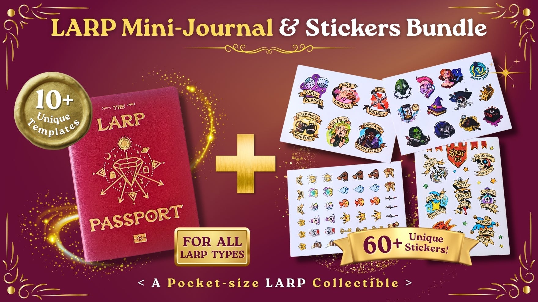 Launch Party | LARP Passport: a mini journal to capture your epic Live ...