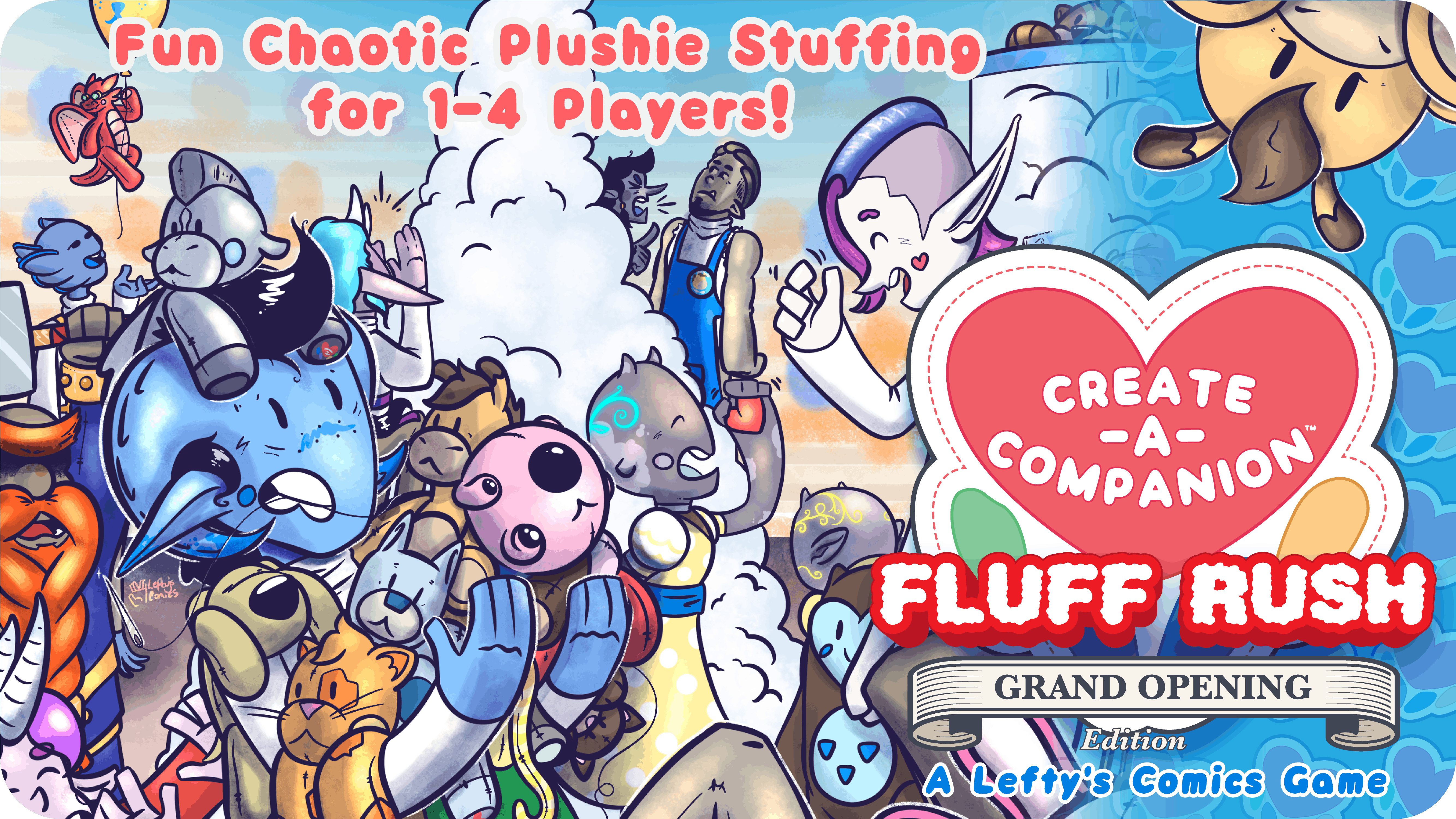 Create-A-Companion: Fluff Rush! The Fast-Paced Plushie Making Card Game ...