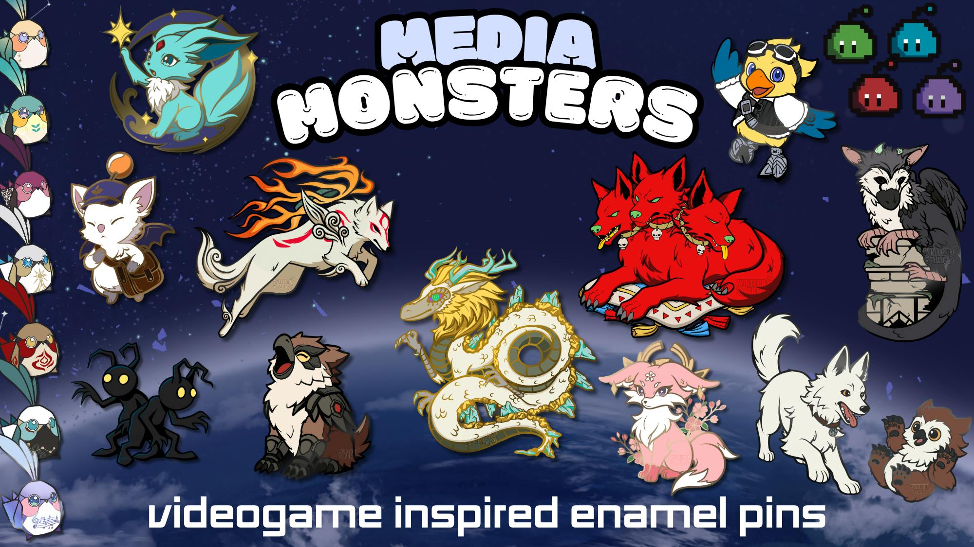 Pledge Levels | Media Monsters: Video Game Inspired Monsters - BackerKit