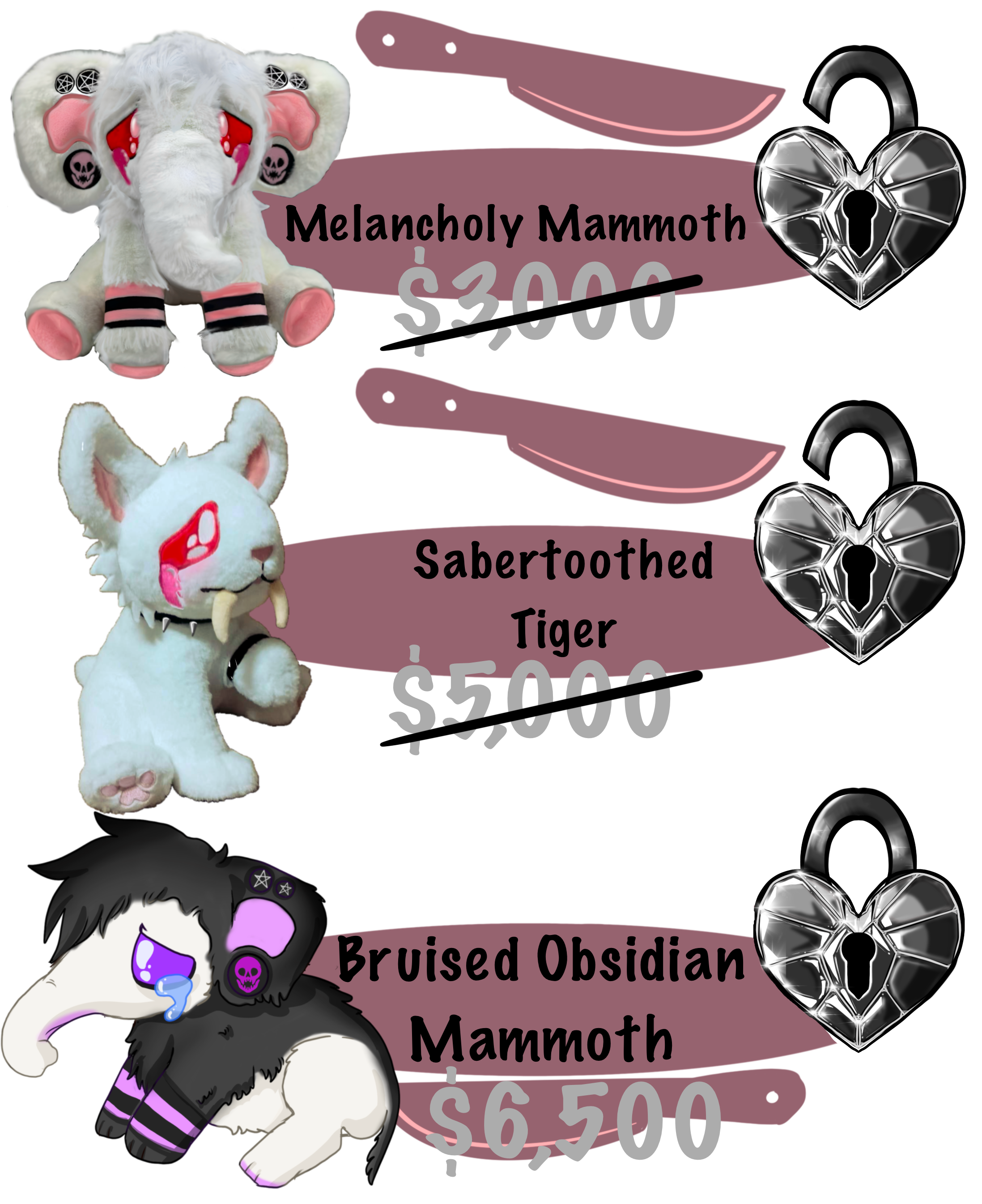 Perished Plushies | Extinct Mammal Edition - BackerKit