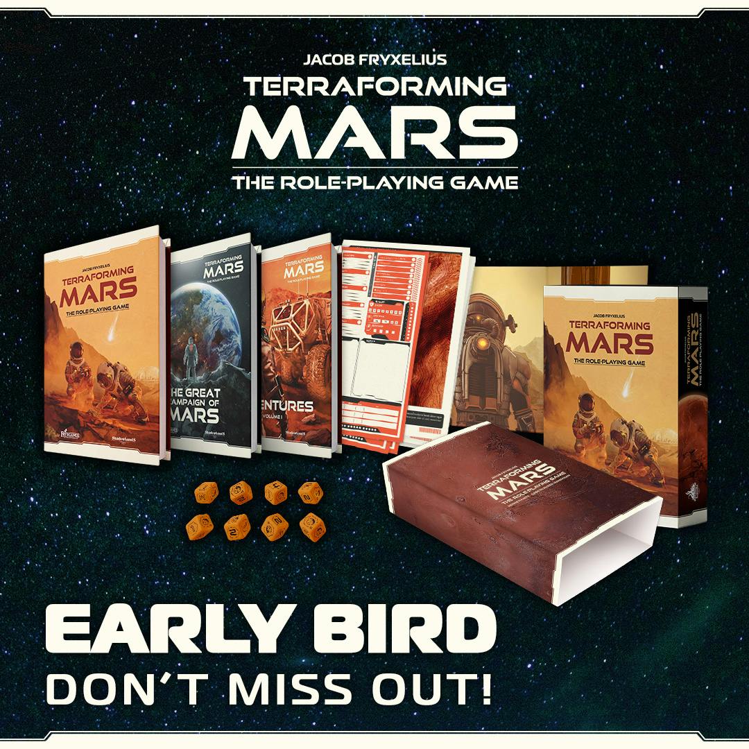 Terraforming Mars - the official TTRPG Project Update: T MINUS 6 DAYS FOR LAUNCH: DON'T MISS THE ...