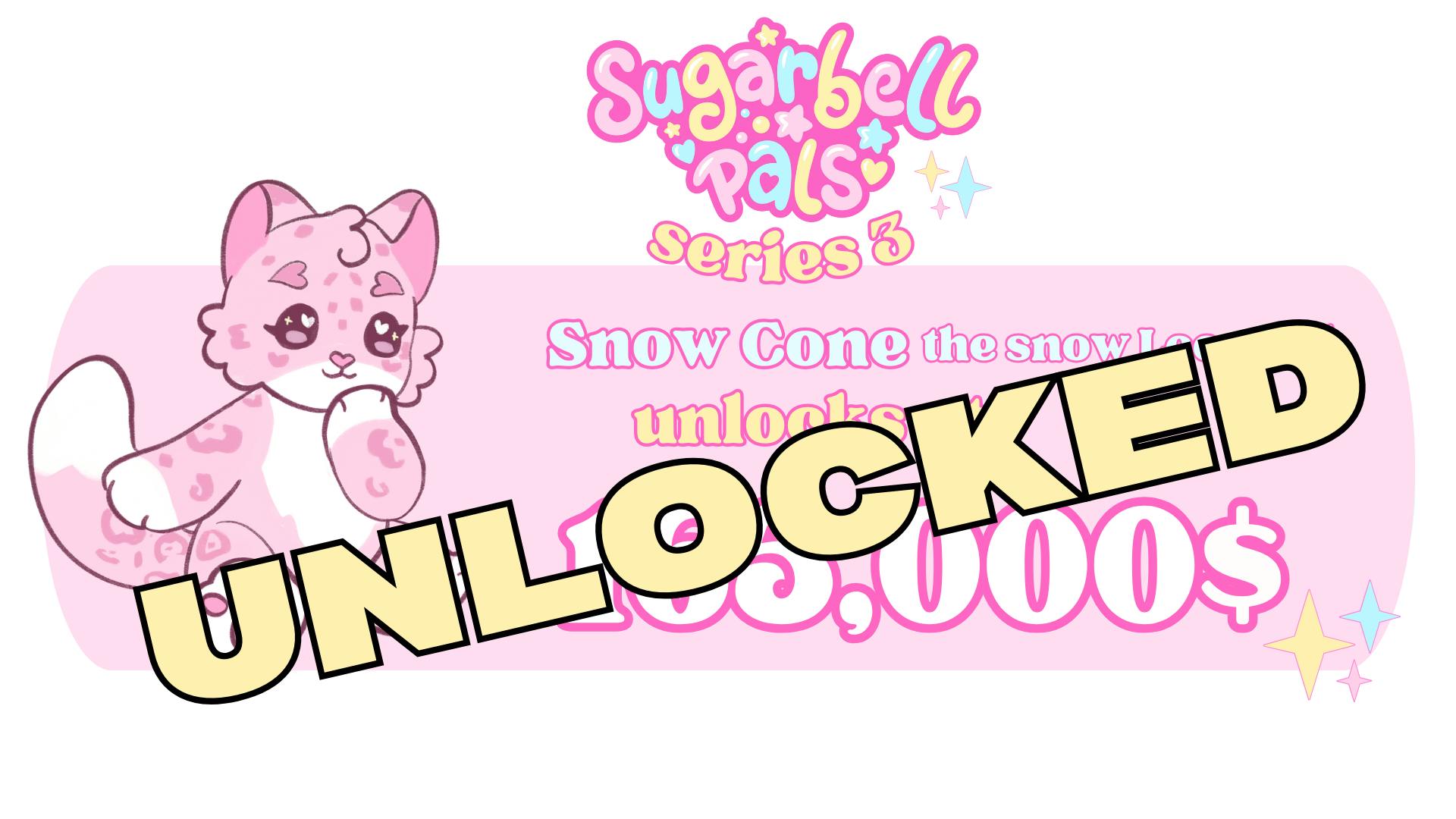 Sugarbell Pals: Comforting plush pals Series 3 Project Update: SNOWCONE AND OUTFIT UNLOCKED ...