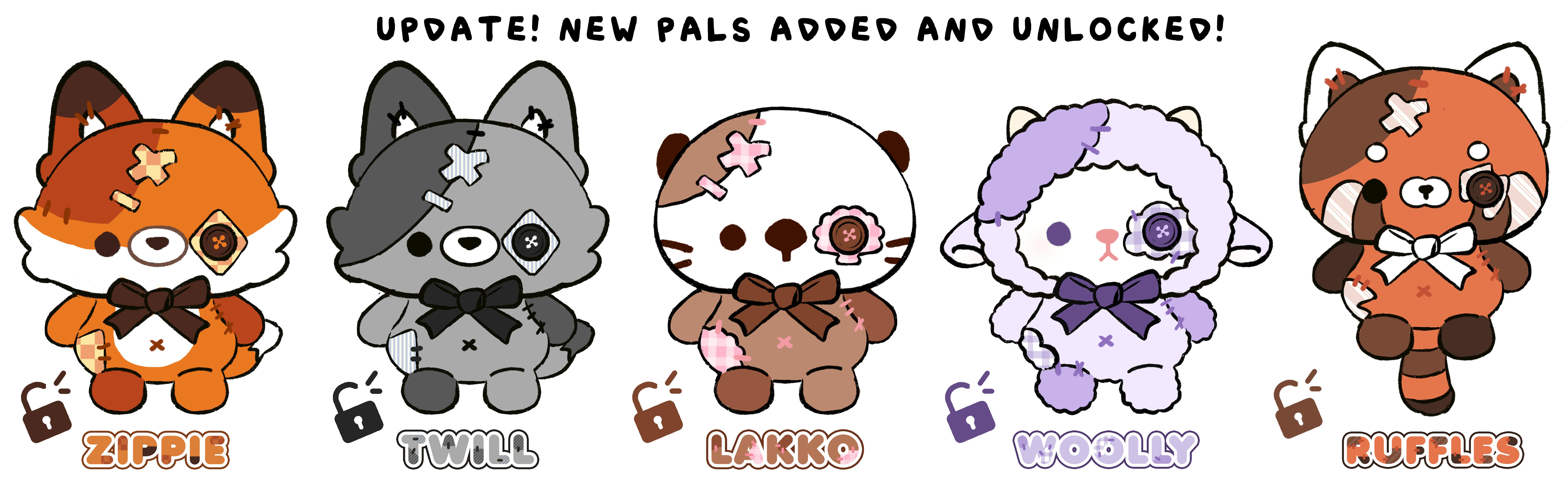 Patchwork Pals - Plushies, Pins & More - BackerKit