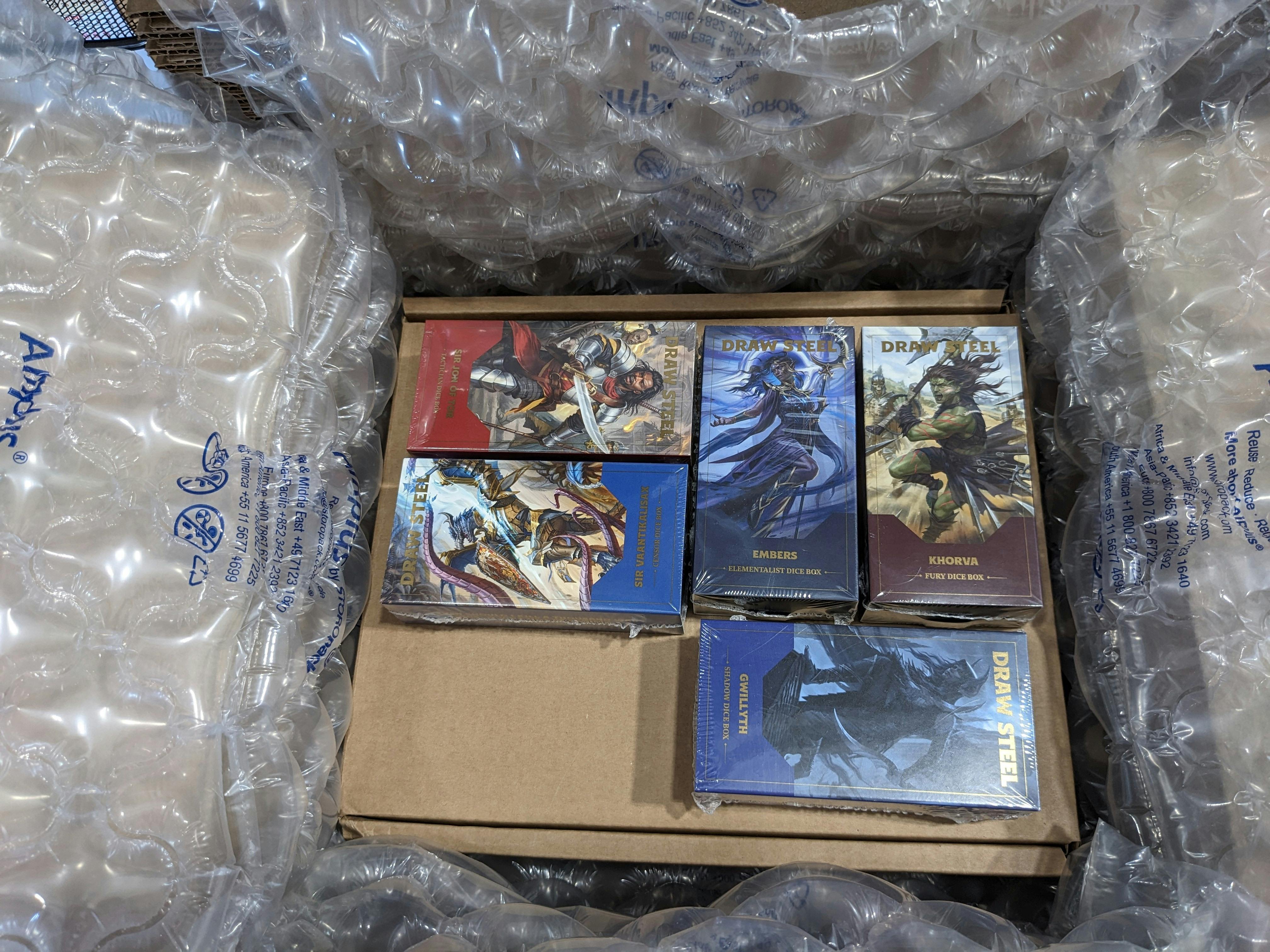 Draw Steel, Roll Power, DICE! Project Update: Shipping Updated #3 ...