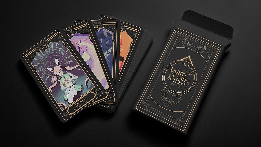 Lights, Camera, Action! A Vtuber Tarot Deck - BackerKit