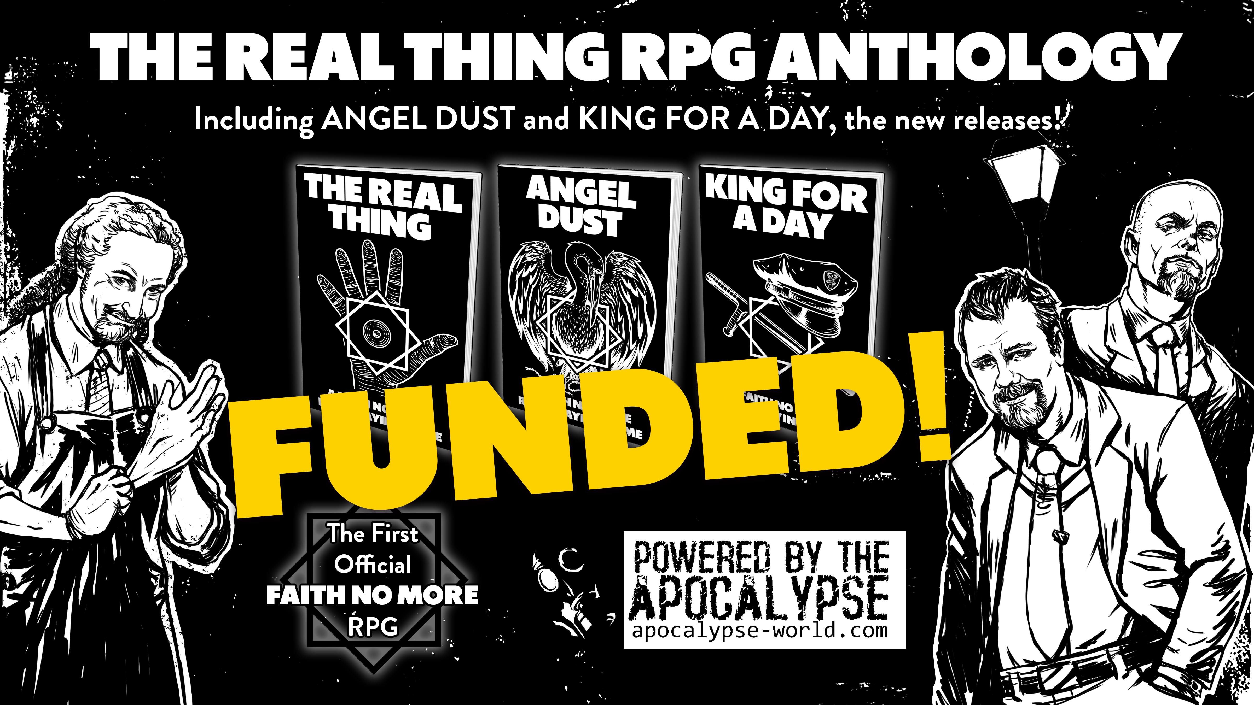 Project Update: Books are at sea! on The Real Thing RPG -Angel Dust ...