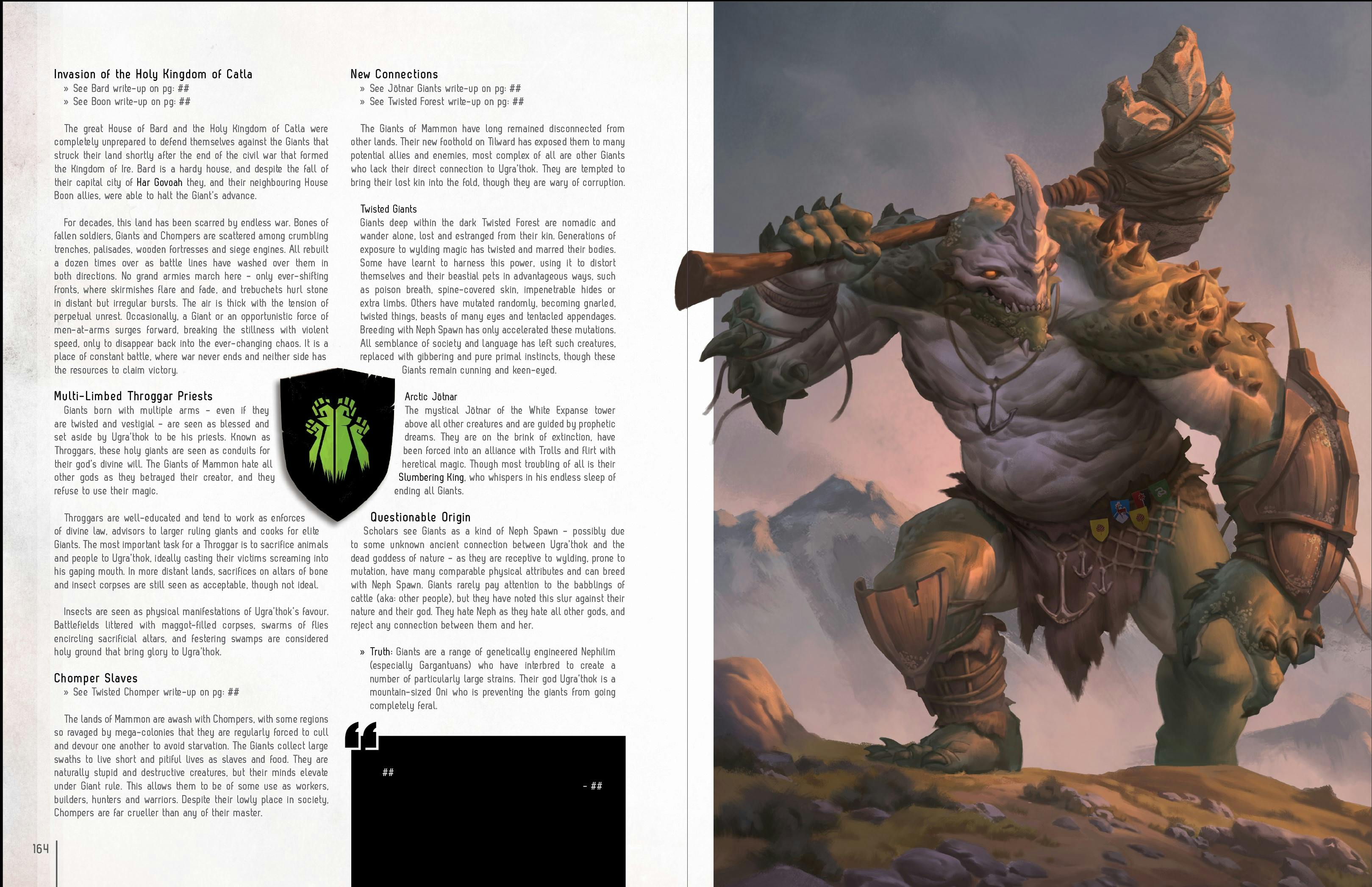 Fragged Kingdom 2 | ttRPG Project Update: Giants, Chompers & Tweaking ...