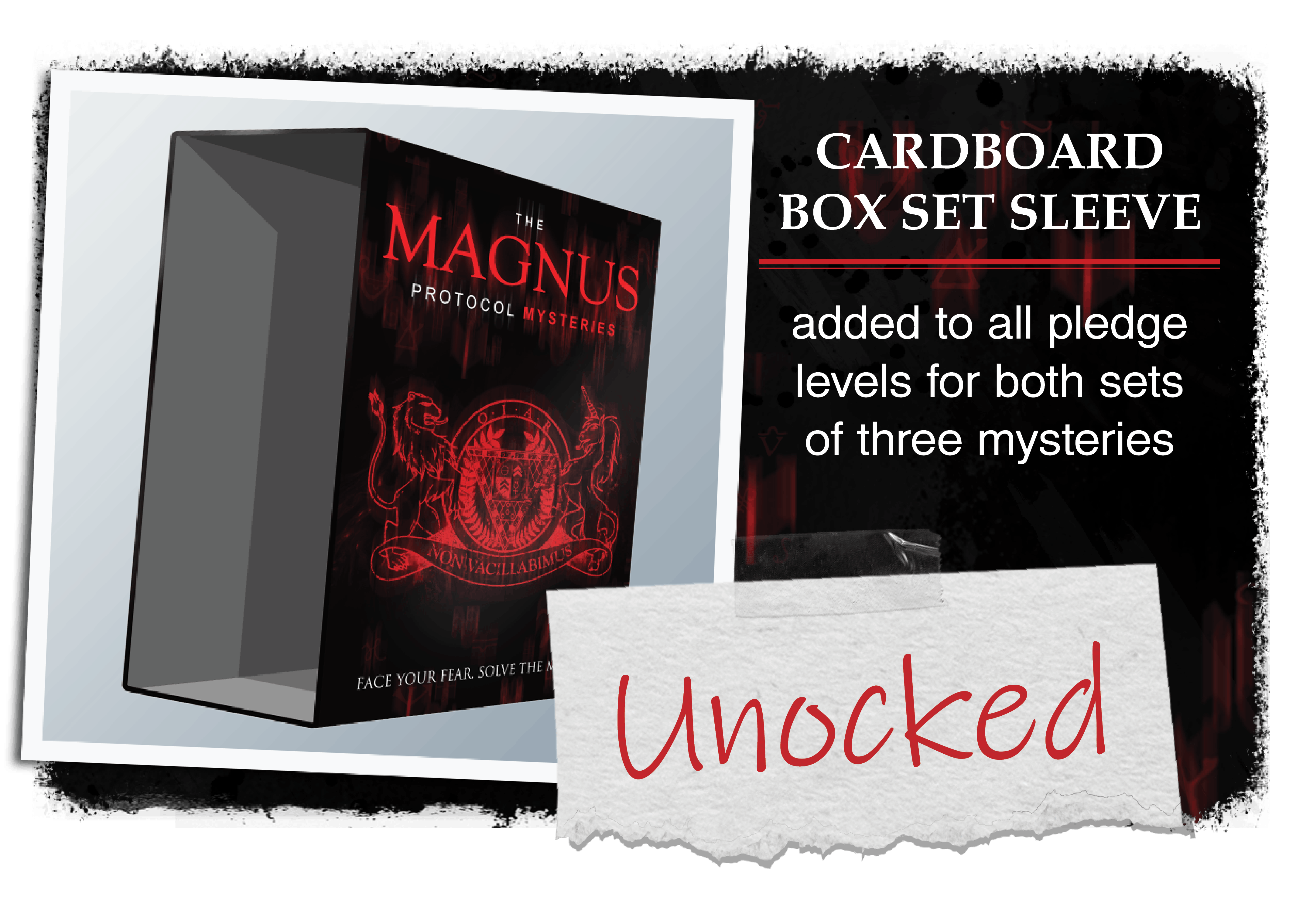 The Magnus Protocol Mysteries Project Update: Box Sleeves UNLOCKED ...