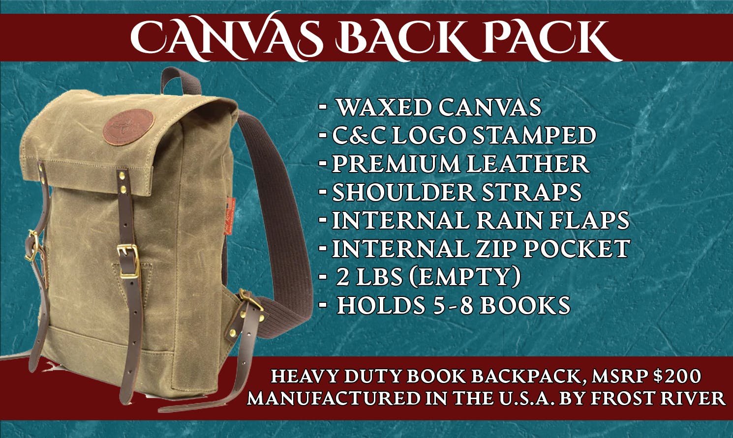 Castles & Crusades Adventurers Backpack REFORGED! - BackerKit