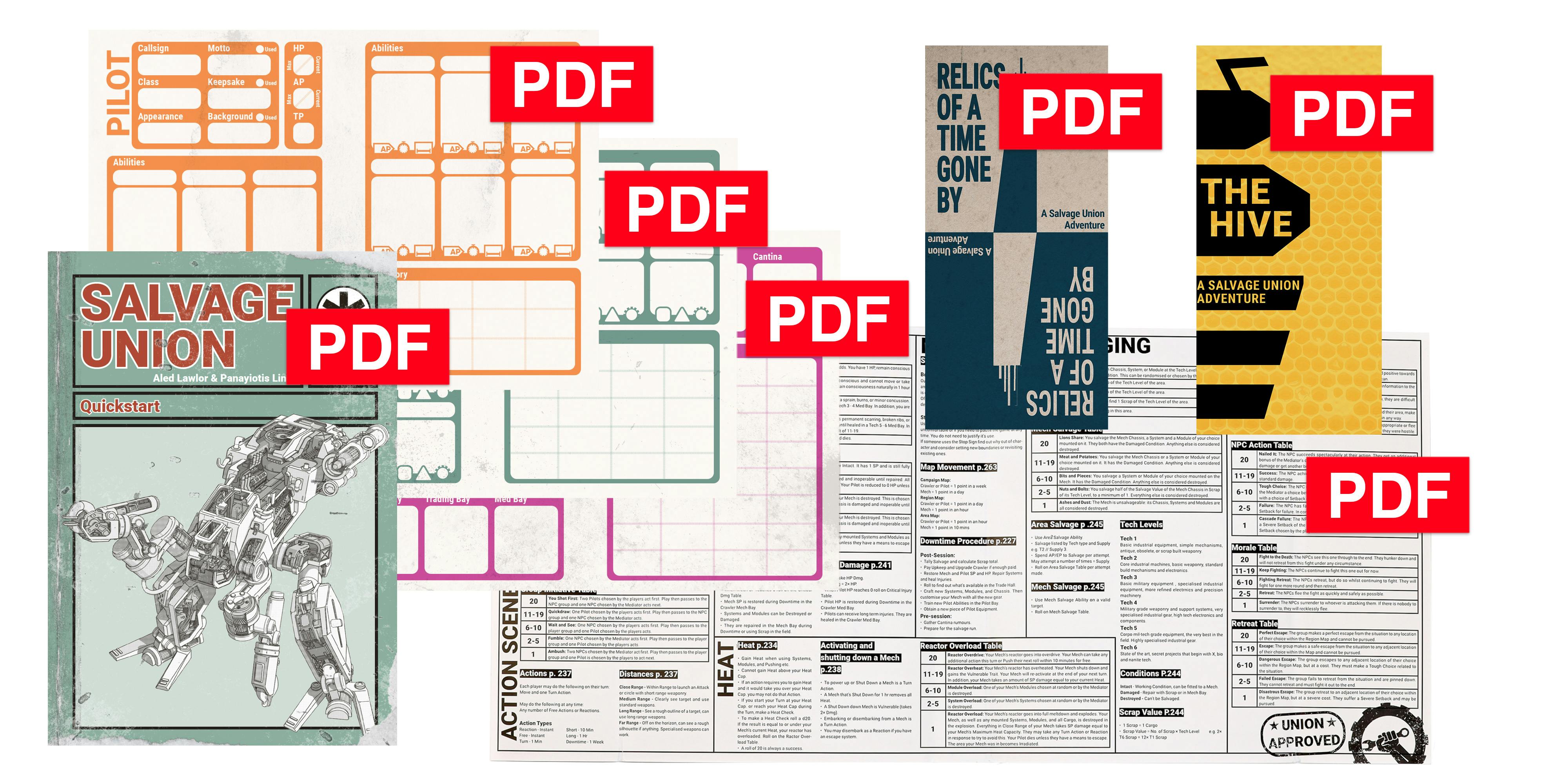 Salvage Union Starter Set - BackerKit