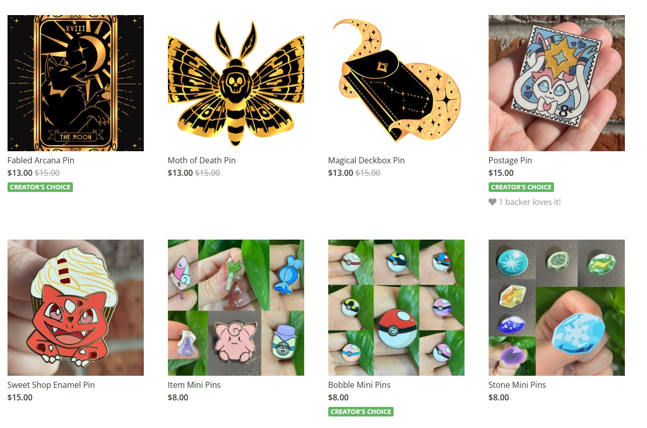 Fabled Arcana: Mythical Creatures x Tarot Enamel Pins Project Update: SURVEYS ARE OUT! - BackerKit