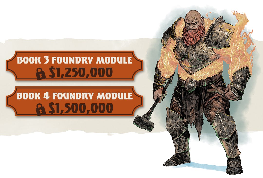 The World's Largest Dungeon Project Update: $1 MILLION AND COUNTING - Book 2 Foundry Module ...