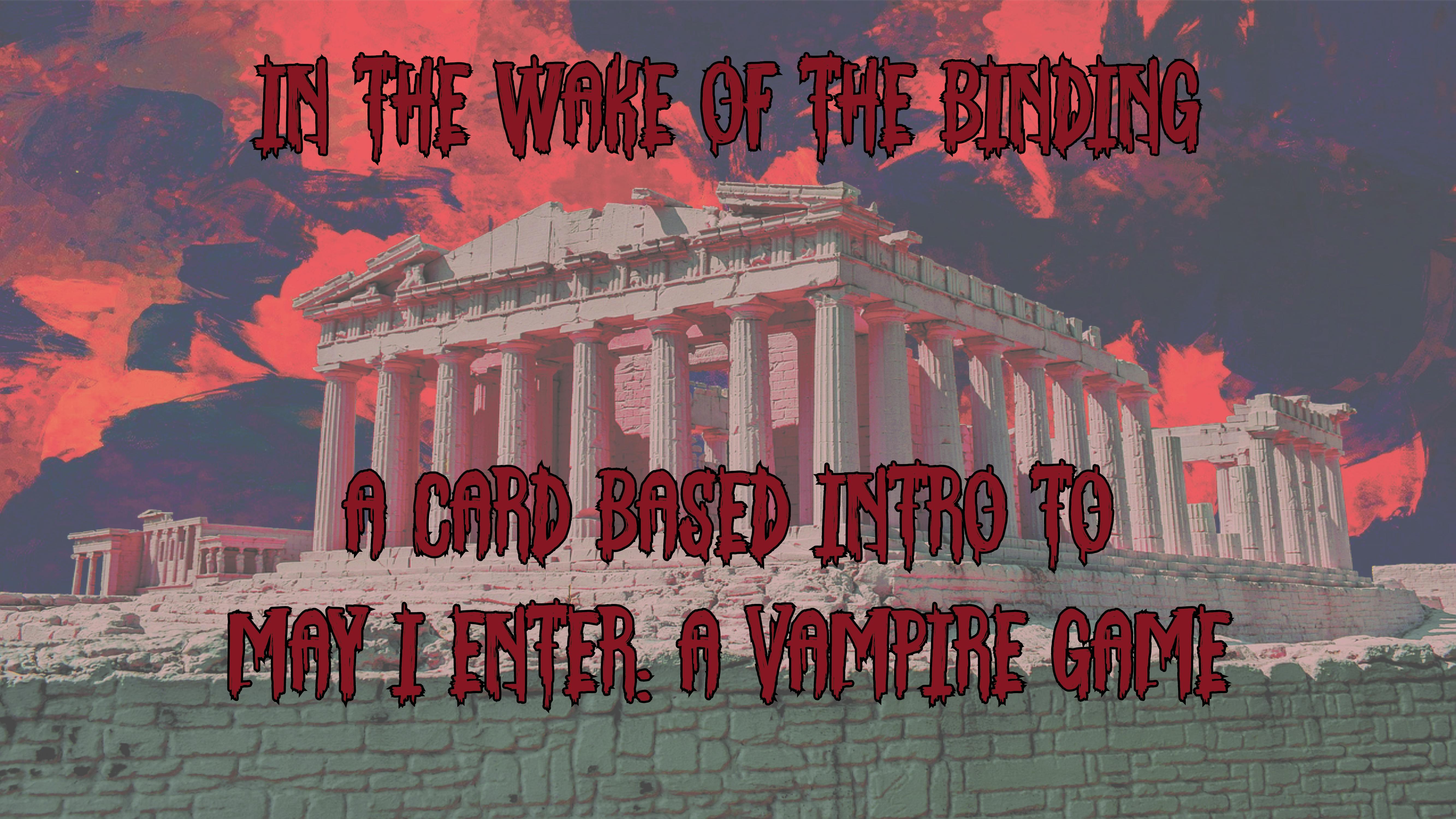 In the Wake of the Binding - a Vampire TTRPG - BackerKit